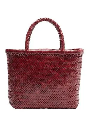 Rixo X Dragon Diffusion Lysia Mini Top-handle Bag - Burgundy