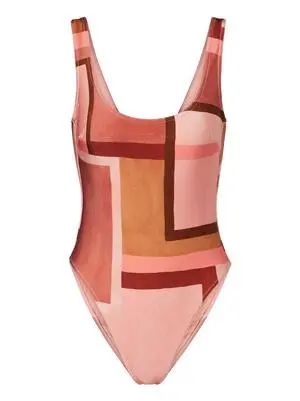 Zimmermann Como Printed Bodysuit - Multicoloured