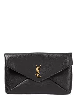 Saint Laurent Cassandre Large Pouch - Black