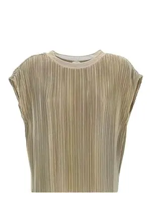 JOSEPH Cedre Pleated Top - Neutrals