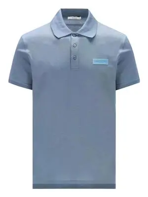 Givenchy Logo-patch Polo Shirt - Blue