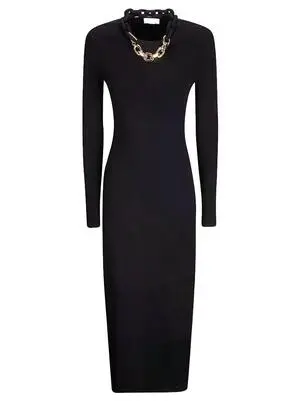 Rabanne Chain-detail Dress - Black