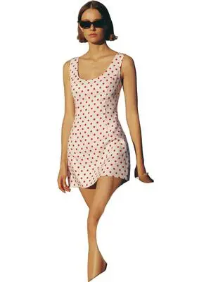 REFORMATION Franceska Linen Mini Dress - Multi