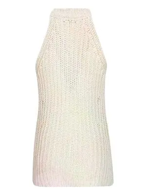 ELY ELY Ely Danielle Halterneck Tank Top - Neutrals