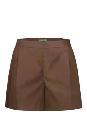 DRHOPE Pleated Shorts - Brown