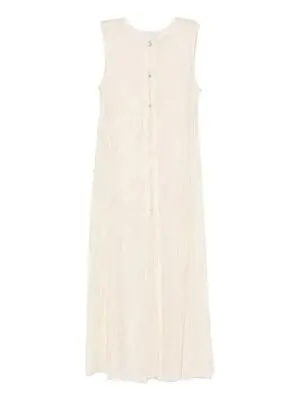 FORTE_FORTE Long Vest - White