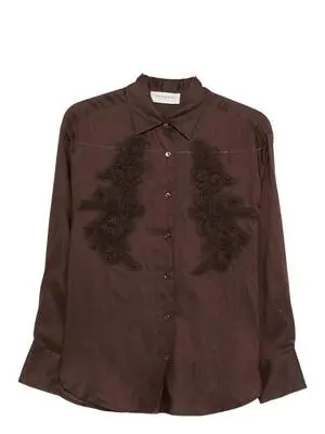 ERMANNO SCERVINO ERMANNO Embellished Long Sleeve Shirt