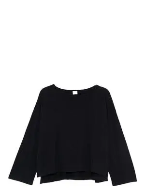 CT PLAGE Cotton Crewneck Sweater - Blue
