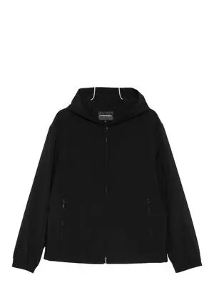 Emporio Armani Hooded Blouson Jacket - Black