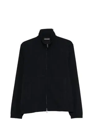 Emporio Armani High-neck Zip Sweatshirt - Blue