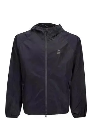66 NORTH Kjalarnes Hooded Windbreaker Jacket - Blue