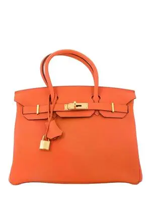 Hermès Birkin 30 Handbag - Orange
