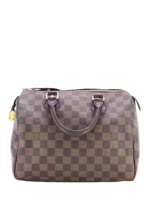 LOUIS VUITTON Louis Vuitton Damier 25 Satchel Brown