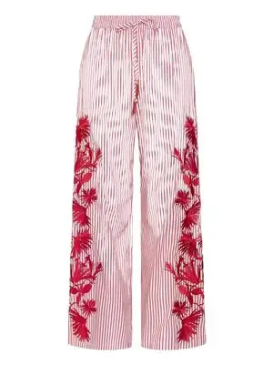 Malìparmi Striped Trousers - Red
