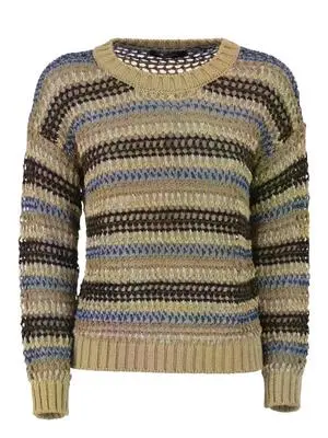 Max Mara Mesh-knit Jumper - Neutrals