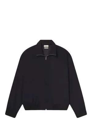 FRAME Zip-up Wool Jacket - Blue