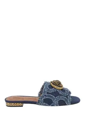Kurt Geiger Frontal Logo Sandals Blue