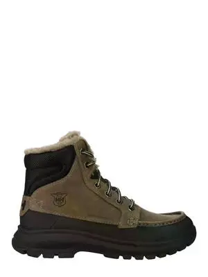 Helly Hansen Fur-trimmed Lace-up Sneakers - Brown