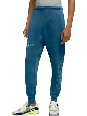 Nike Fleece Track Pants - Blue