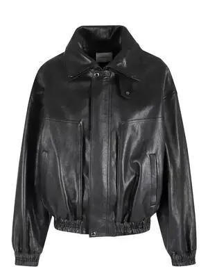 Magda Butrym Embossed-detail Jacket - Black