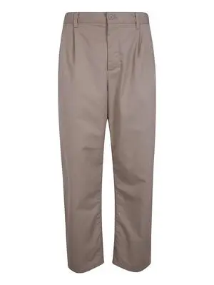 Carhartt Work In Progress Carhartt WIP "Evan Dunmore" Cotton Tailored Fit Pants Gray