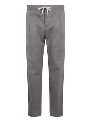 PT TORINO Soft Popeline Regular Trousers - Green