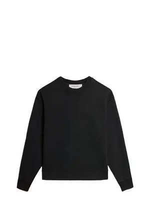 GOLDEN GOOSE Cotton Crewneck Sweatshirt - Black