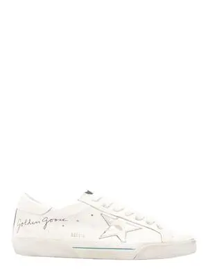 GOLDEN GOOSE Super-star Leather Sneakers - Grey