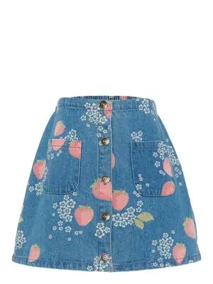 KONGES SLØJD Printed Skirt - Blue