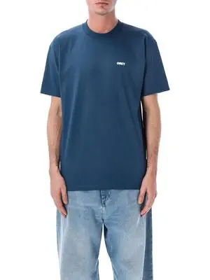 Obey T Shirts And Polos Harbor Blue