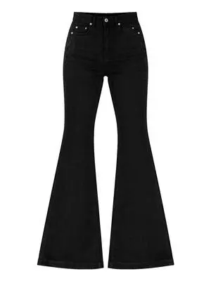 Rick Owens Bolan' Boot Cut Jeans - Black