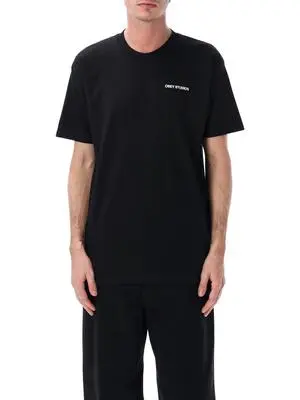 Obey T Shirts And Polos - Black