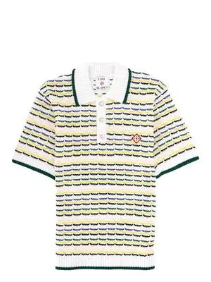 Casablanca Knitted Polo - Multicolour