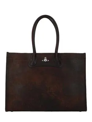 VIVIENNE WESTWOOD Tote Bag Brown