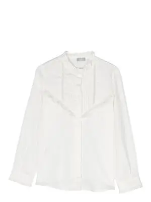 IL GUFO Shirt With Embroidery - White