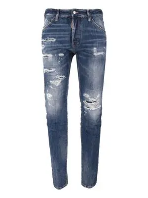 Dsquared2 5 Pocket Pants - Navy Blue