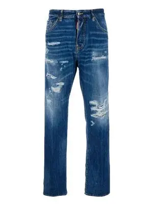 Dsquared2 5 Pocket Pants - Navy Blue