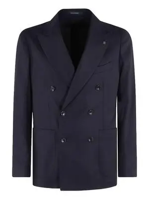 TAGLIATORE Tailored Hopsack Jacket