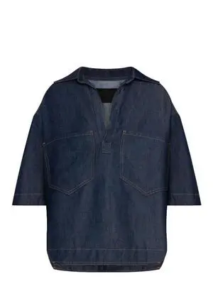 DONDUP Denim Regular Shirt Blue