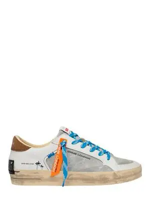 CRIME LONDON Sk8 Deluxe Sneakers - Grey