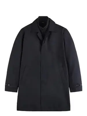 FAY Morning Db Front Raincoat - Blue