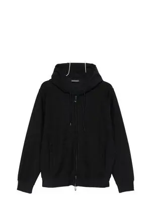 Emporio Armani Cotton-blend Hoodie - Blue