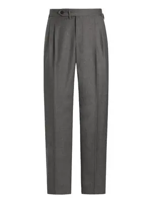 Dolce & Gabbana Wool Canvas Trousers - Grey