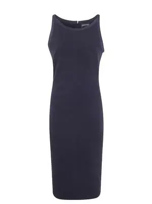 Emporio Armani Cotton Short Dress - Black