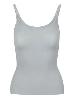 MSGM Ribbed Tank Top - Grey