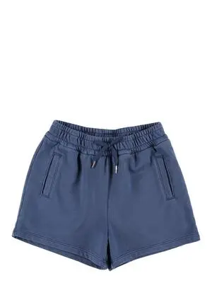 Chloé Cotton Fleece Shorts Blue