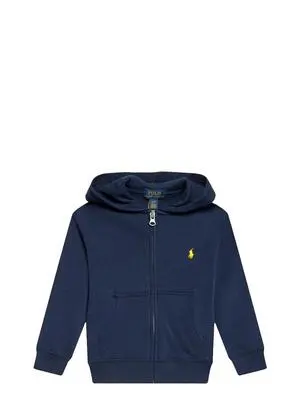 Polo Ralph Lauren Full Zip Cotton Fleece Hoodie - Blue