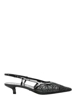 GUCCI Crystal Embellished Slingback Pumps