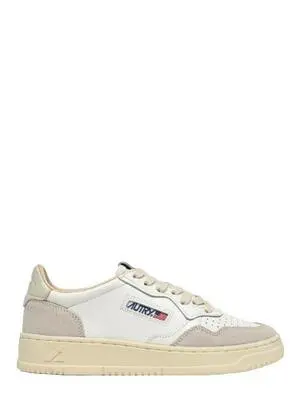 AUTRY Medalist Low Top Sneakers Leat/suede Wht/pelic
