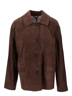MAX MARA Lambskin Leather Giacca